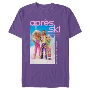 BARBIE We Are Here For The Snow Gear Short Sleeve Graphic T-shirt - Purple