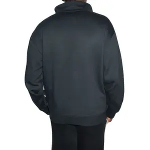 CONVERSE Color Block Half Zip Sweatshirt - Converse Black Multi