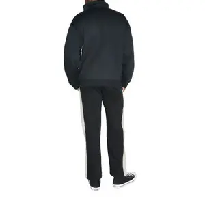 CONVERSE Color Block Half Zip Sweatshirt - Converse Black Multi