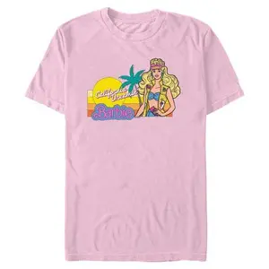 BARBIE Classic California Dreamer Short Sleeve Graphic T-shirt - Blossom