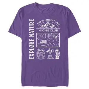 BARBIE Explore Nature And Malibu Mountains Short Sleeve Graphic T-shirt