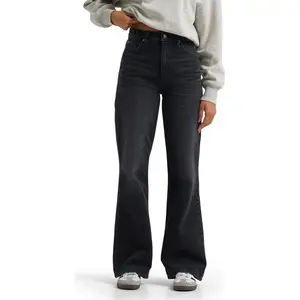 LEEM High Waist A-line Jeans - Goose