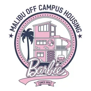 BARBIE Malibu Off Campus Housing Short Sleeve Graphic T-shirt