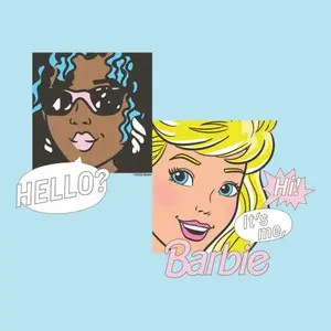 BARBIE Hello It Is Me Retro Comic Short Sleeve Graphic T-shirt