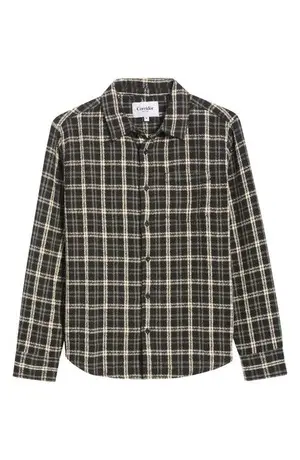 CORRIDOR Spacerock Long Sleeve Plaid Cotton Shirt