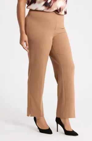Anne Klein Hollywood Waist Straight Leg Ankle Pants