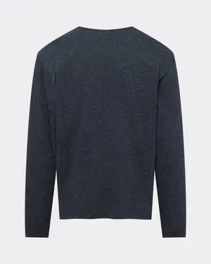 LE PERE Long Sleeve Waffle Henley