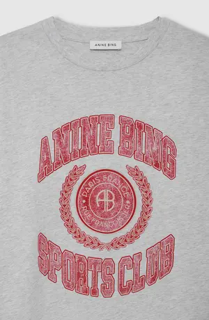 ANINE BING Cade Collegiate T-shirt