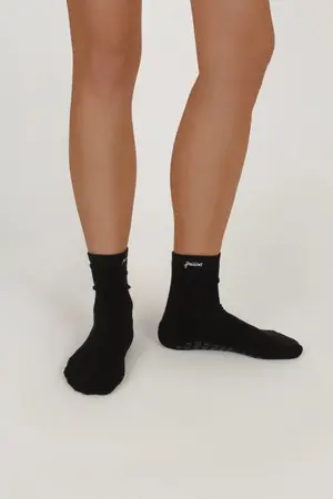 FRAISE Script Grip Socks - Onyx
