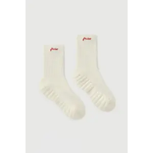 FRAISE Script Grip Socks - Vanille