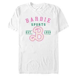 BARBIE Sports 1959 Logo Short Sleeve Graphic T-shirt - White