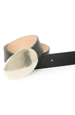 B-low The Belt Myra Leather Belt - Black Silver