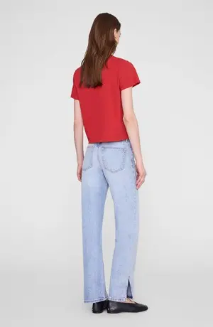 ANINE BING Shelley Tee - Tango Red