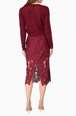 Cami Nyc Osmond Lace Midi Skirt