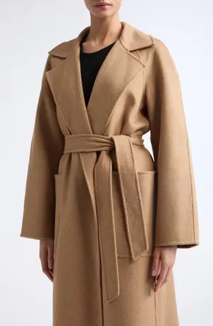 Max Mara Wool Tie Waist Coat