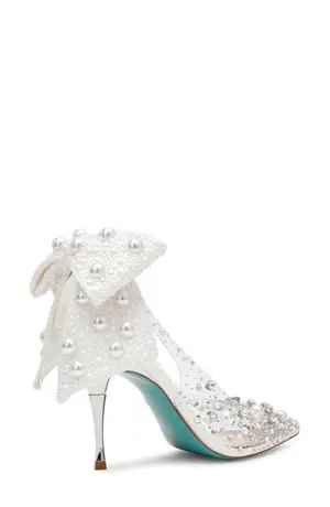 Betsey Johnson Esmy Pointed Toe Pump - Pearl Multi