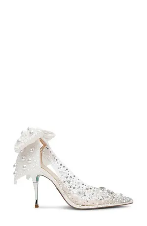 Betsey Johnson Esmy Pointed Toe Pump - Pearl Multi