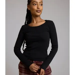 KNOWN SUPPLY Jill Top - Black