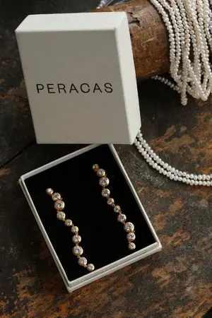 PERACAS Bella Drop Earrings - Gold