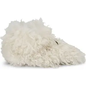 Kurt Geiger Kensington Slipper Booties With Eagle Head Charm - Natural