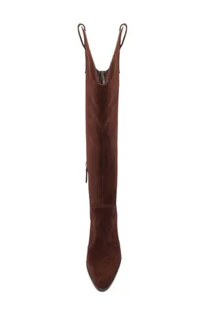 Schutz Miller Up Leather Knee High Boot