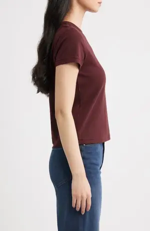 DL1961 Shrunken V-neck T-shirt