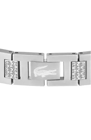 Lacoste Metropole Link Bracelet - Silver