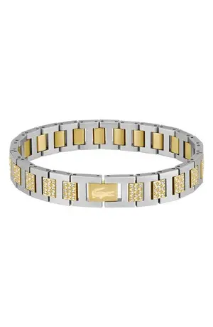 Lacoste Metropole Link Bracelet - Two Tone
