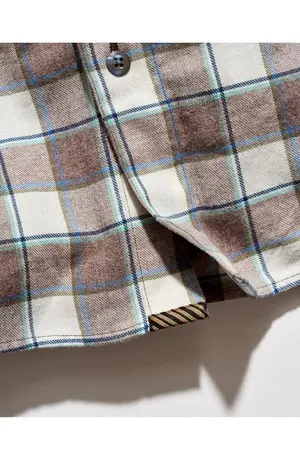 Billy Reid Check Melange Sport Shirt