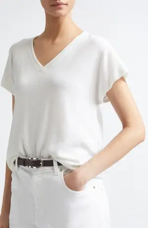 Eleventy V-neck Wool Blend Sweater