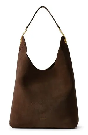 Veronica Beard Jour Suede Hobo Bag
