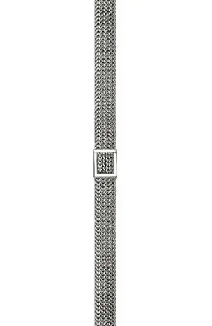 John Hardy Icon Sterling Diamond Link Necklace