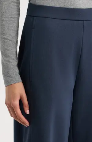 Eileen Fisher Stretch Ankle Lantern Pants - Maritime