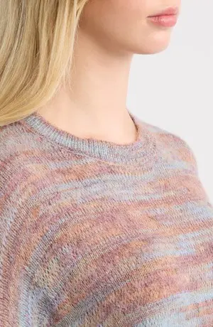 24COLOURS Melange Crop Sweater