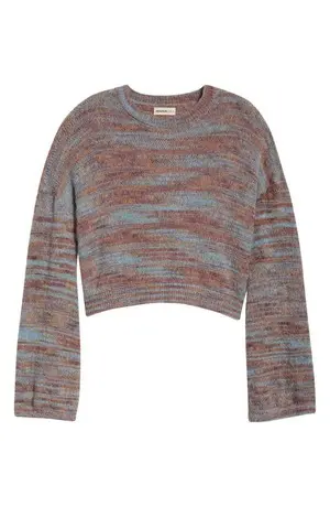 24COLOURS Melange Crop Sweater