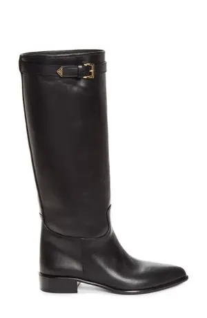 Prada Knee High Leather Boot