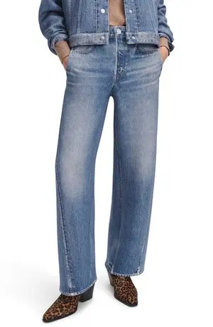 Rag & Bone Miramar Mallow High Waist Wide Leg Pull-on Pants