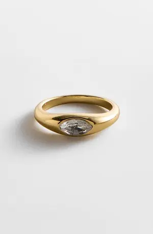 Baublebar Niecy Marquise Cubic Zirconia Pinky Ring