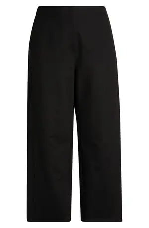Eileen Fisher Roomy Wide Leg Ankle Pants