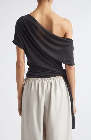 ST. AGNI Off The Shoulder Jersey Top