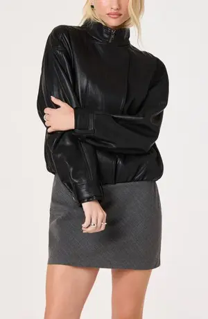Astr The Label Jett Faux Leather Jacket