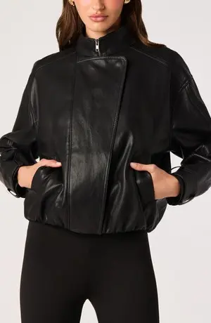 Astr The Label Jett Faux Leather Jacket