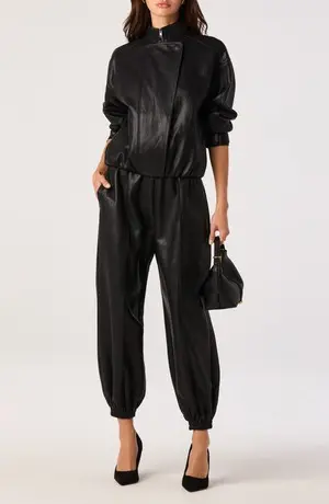Astr The Label Jett Faux Leather Jacket