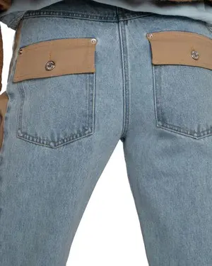 BELLE & BLOOM Rebel Mid Rise Side Stripe Denim Jeans
