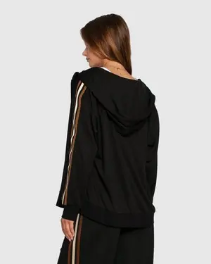 BELLE & BLOOM Ready To Go Striped Sleeve Jacket