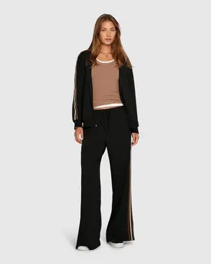 BELLE & BLOOM Ready To Go Striped Sleeve Jacket