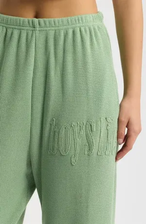 BOYS LIE Kimmy Waffle Knit Joggers