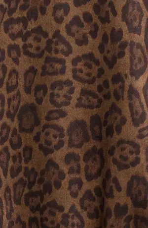 Dra Paulina Leopard Print Bomber Jacket