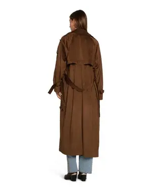 BELLE & BLOOM Long Lost Lover Soft Maxi Trench