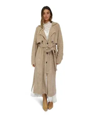 BELLE & BLOOM Live In Dream Maxi Trench Cardigan